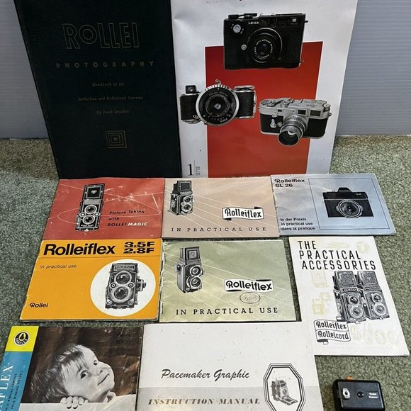 Rollei Rolleiflex | Cameras, Photo & Video | Vintage Rollei Rolleiflex 8 Camera Manual Brochure ...